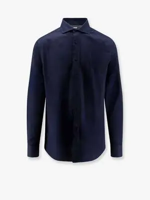Brunello Cucinelli Cotton And Lyocell Shirt