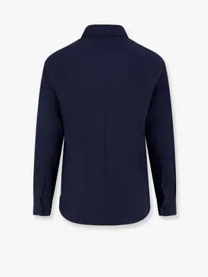 Brunello Cucinelli Cotton And Lyocell Shirt