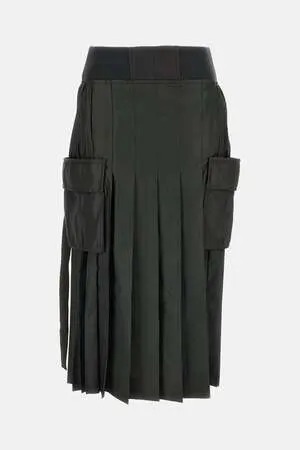 Sacai Nylon Twill Skirt - Multicolor