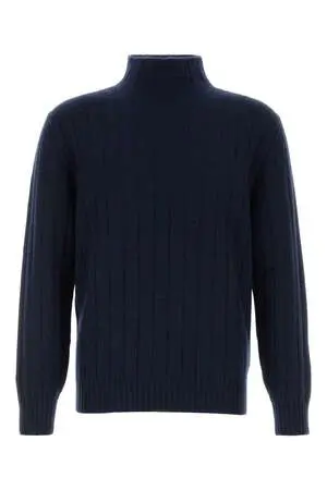 Brunello Cucinelli Midnight Cashmere Sweater - Blue