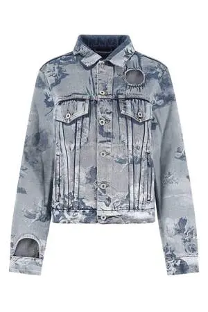 Off-White Printed Denim Jacket