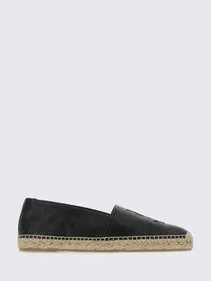 Saint Laurent Leather Espadrilles - White