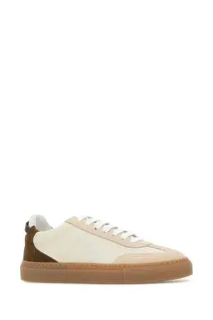 Brunello Cucinelli Fabric And Suede Sneakers