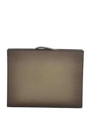 FERRAGAMO Gancini Pouch - Brown