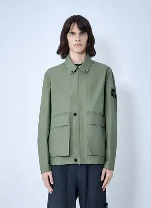 Stone Island Cotton Twill Field Jacket - Green