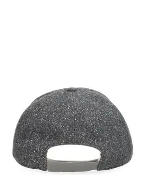 Eleventy Ribbed Cashmere And Silk Blend Cap - Gray