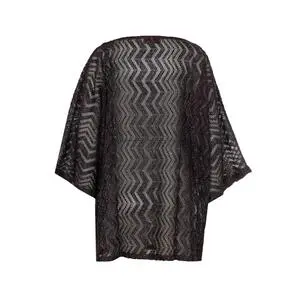 Missoni Viscose Blades Zig Zag Cover-up Kaftan - Brown