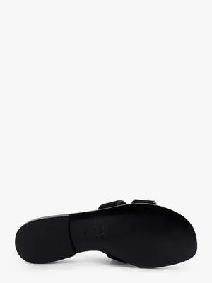Celine Marina Suede Sandals With Triomphe Logo