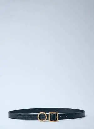 Jacquemus La Ceinture Regalo Fine Belt - Black