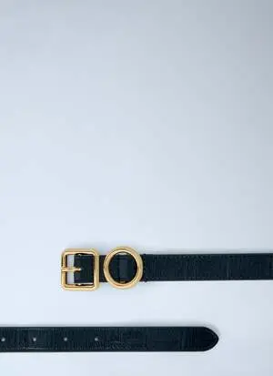 Jacquemus La Ceinture Regalo Fine Belt - Black