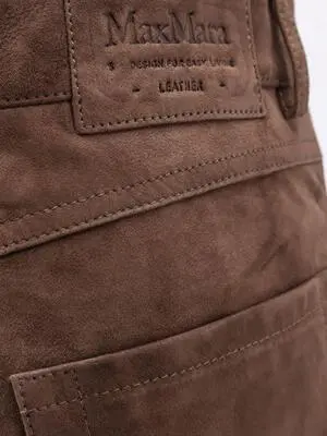Max Mara Suede Trousers