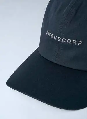 Rick Owens Cotton Baseball Cap - Black