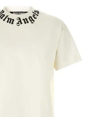 Palm Angels Neck Logo' T-shirt