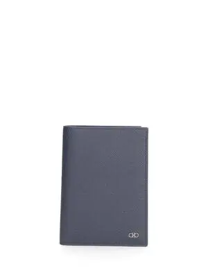 FERRAGAMO Gancini Compact Wallet - Blue