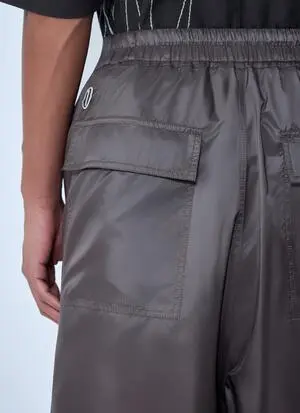 Moncler Rick Owens Drawstring Midi Kilt Shorts
