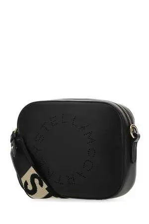 Stella McCartney Alter Mat Mini Stella Logo Crossbody Bag - Black