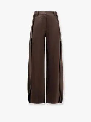 Loewe Cotton And Silk Blend Trousers
