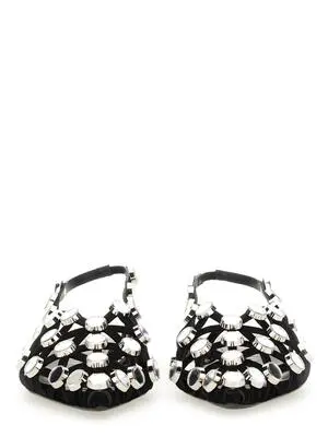 Attico Dancer Grid Shoes - Black