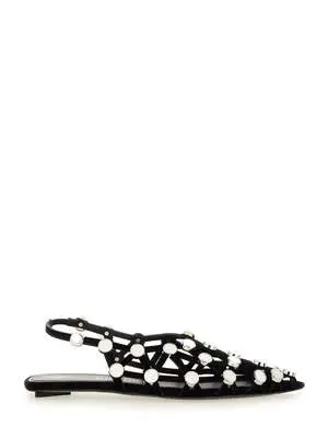 Attico Dancer Grid Shoes - Black