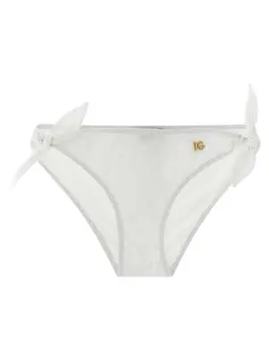 Dolce & Gabbana Dg Logo Bikini Bottoms - White
