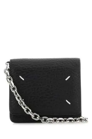 MAISON MARGIELA Leather Card Holder - Black