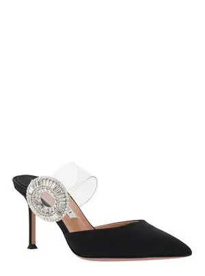 AQUAZZURA Suede Slingback Mules - Multicolor