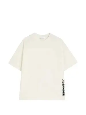 JIL SANDER Crew-neck T-shirt With Printed Logo