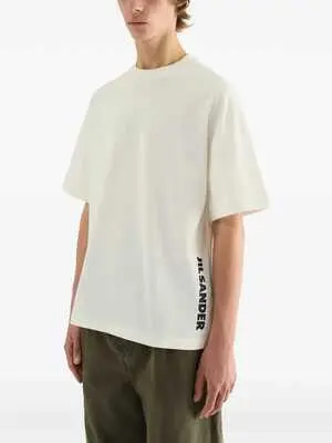 JIL SANDER Crew-neck T-shirt With Printed Logo