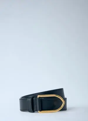 Jacquemus La Ceinture Bambino Leather Belt - Black