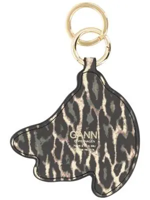 GANNI Banana Keychain - Black