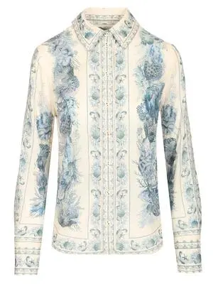 Zimmermann Wanderlust Body Shirt - Blue