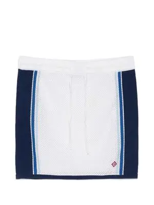 Casablanca Mesh Skirt With Drawstring