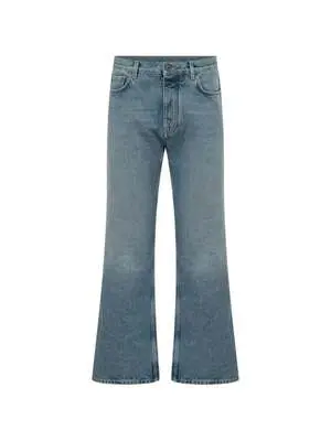 Off-White OFF-WHITE Cotton Slim Relax Jeans Multicolor