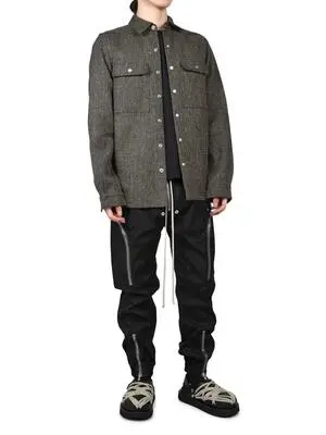 Rick Owens Heizer Cargo Pants - Black