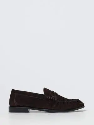 Saint Laurent Le Loafer Suede Loafers - Brown