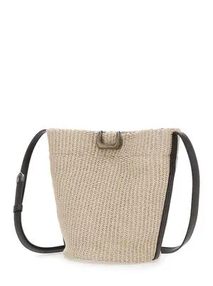 Brunello Cucinelli Raffia Shoulder Bag - Multicolor