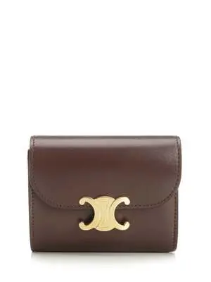 Celine Small Triomphe Wallet - Brown