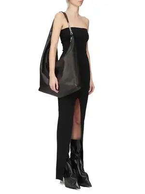 Rick Owens Leather Gemini Bag - Black