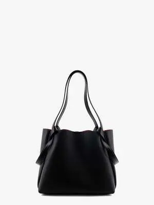 CHRISTIAN LOUBOUTIN Bettina Leather Shoulder Bag - Black