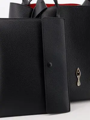 CHRISTIAN LOUBOUTIN Bettina Leather Shoulder Bag - Black