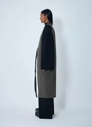 Rick Owens Wool Draped Waistcoat