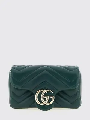 Gucci Gg Marmont Matelasse Nappa Leather Bag - Green