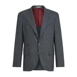 Brunello Cucinelli Grey Jackets Blazers - Gray