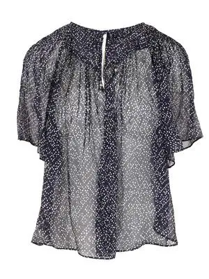 ISABEL MARANT ÉTOILE ISABEL MARANT ETOILE Printed Short Sleeve Blouse