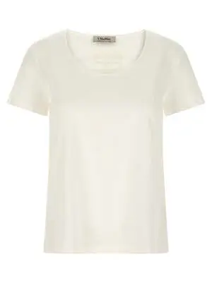 Max Mara Cotton Jersey T-shirt - White