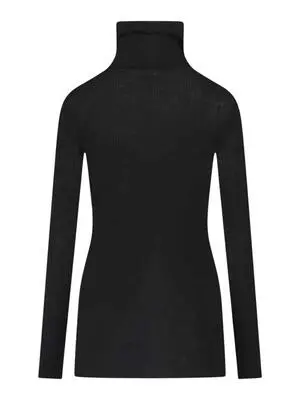 Rick Owens Sweater Ls Tube - Black