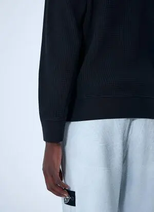Stone Island Logo Patch Sweater - Black