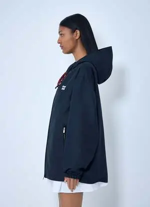 Miu Miu Hooded Zip Jacket