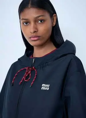 Miu Miu Hooded Zip Jacket