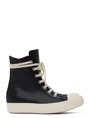 Rick Owens Leather High-top Sneakers